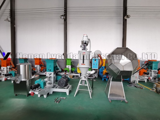 Mini fish feed production line